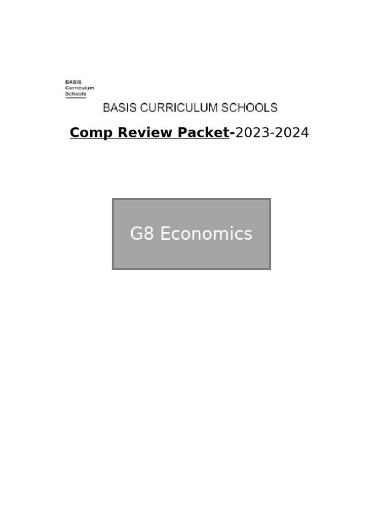 COMP Review Packet - MACRO Answers | PDF | Unemployment | Money