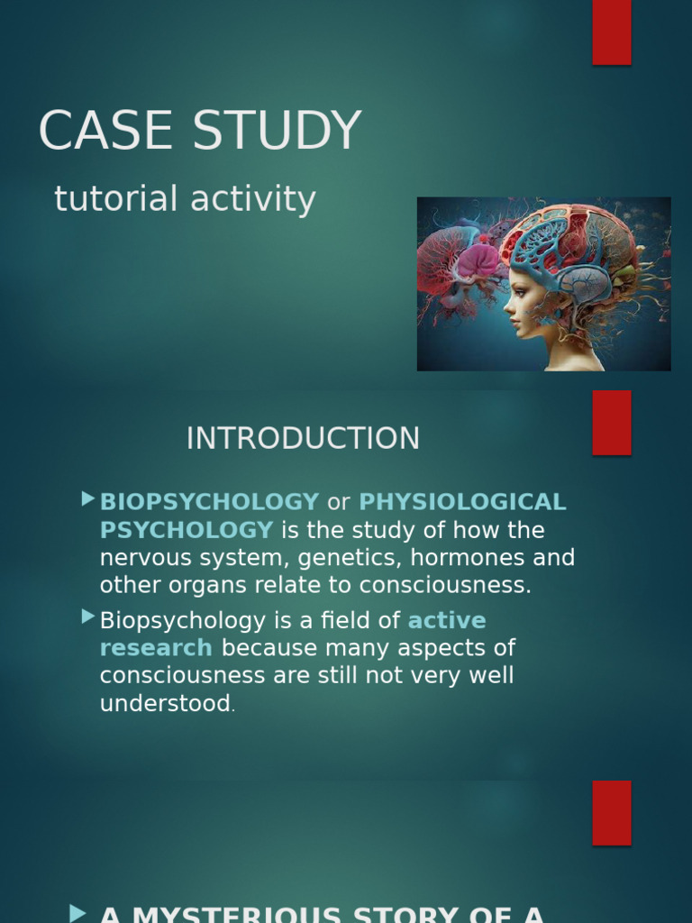 Case Study Pdf Brain Consciousness