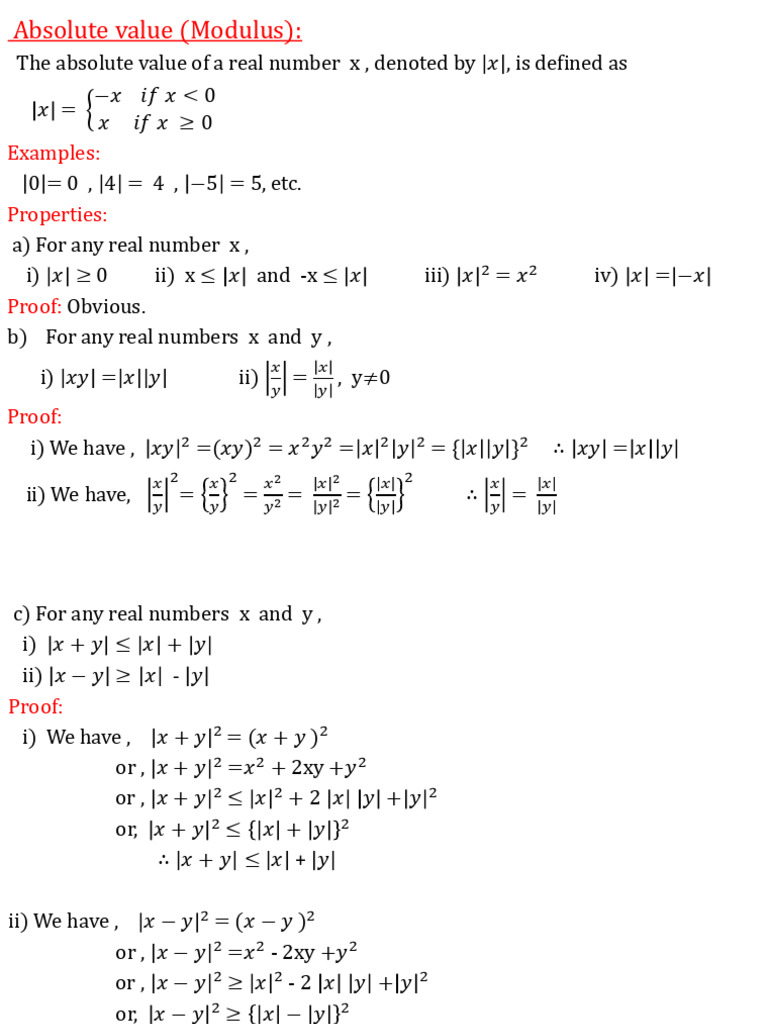 XI Real Numbers-2 | PDF