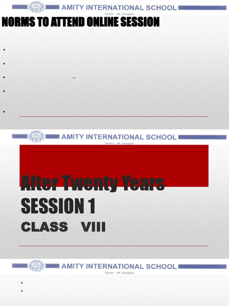 After Twenty Years - REDONE | PDF