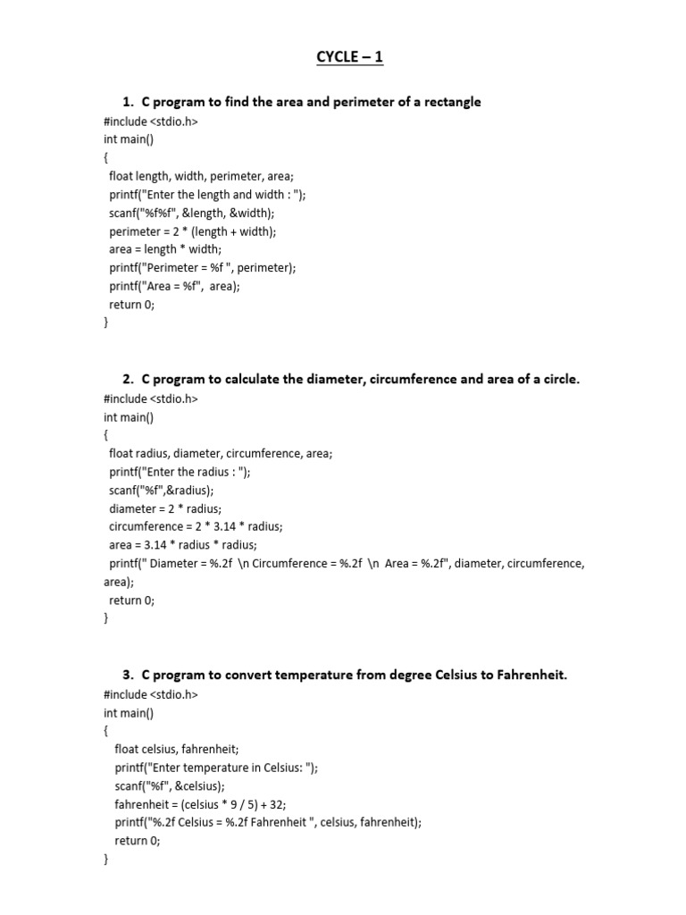 PSP Lab Cycle 1 | PDF