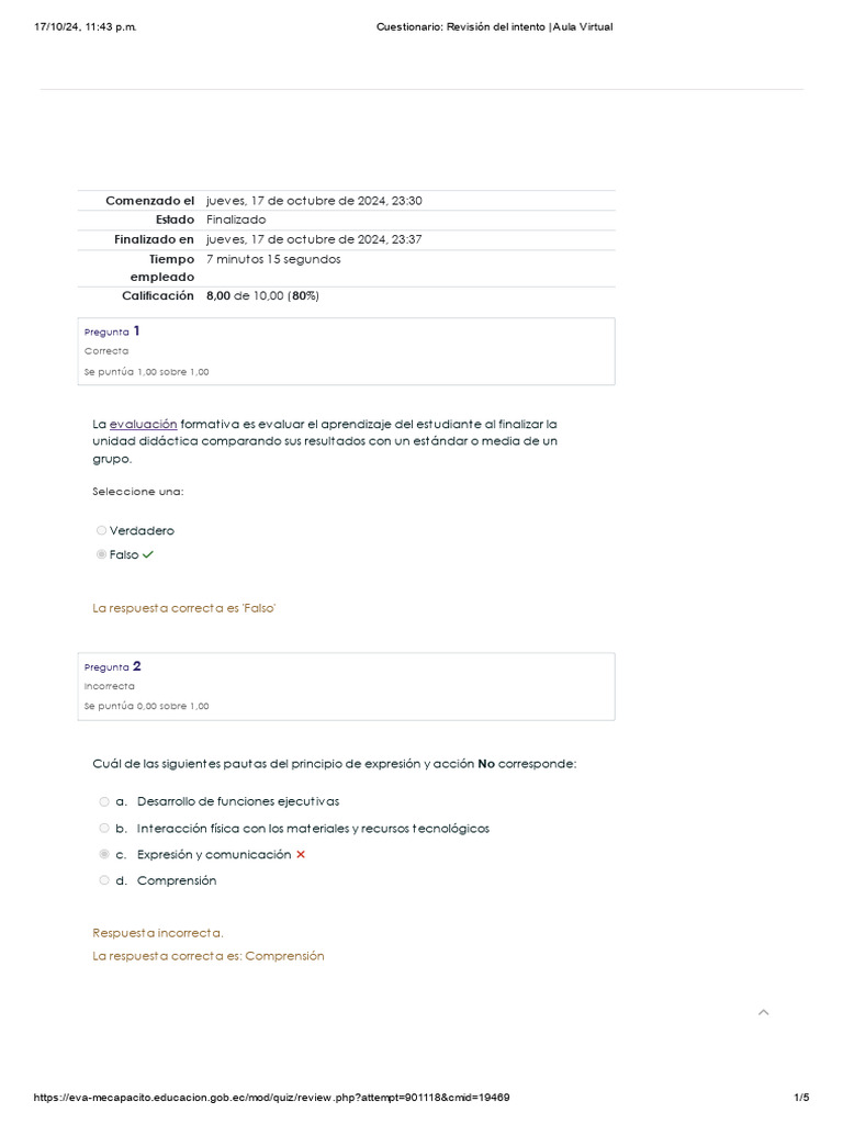 Cuestionario - MODULO 2 UNIDAD 4 | PDF | Evaluación | Cuestionario