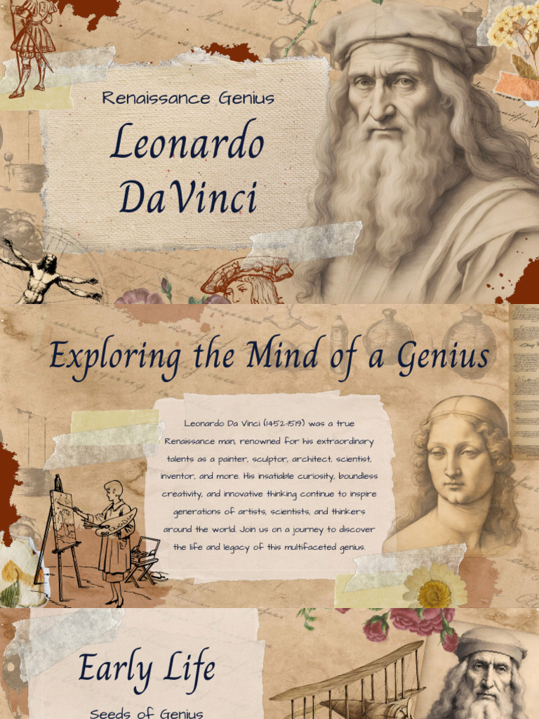Leonardo Da Vinci Slides | PDF | Leonardo Da Vinci | Renaissance