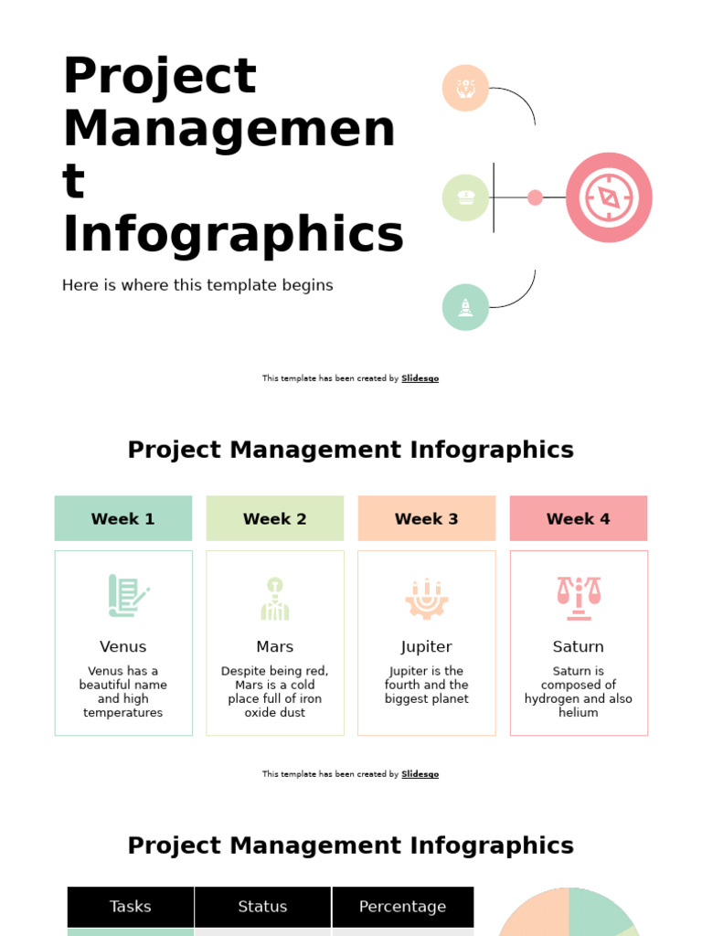 Project Management Infographics by Slidesgo | PDF | Planets | Planets ...
