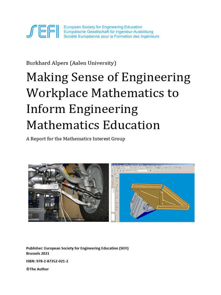 Making Sense of Engineering Workplace Mathematics To Inform Engineering ...