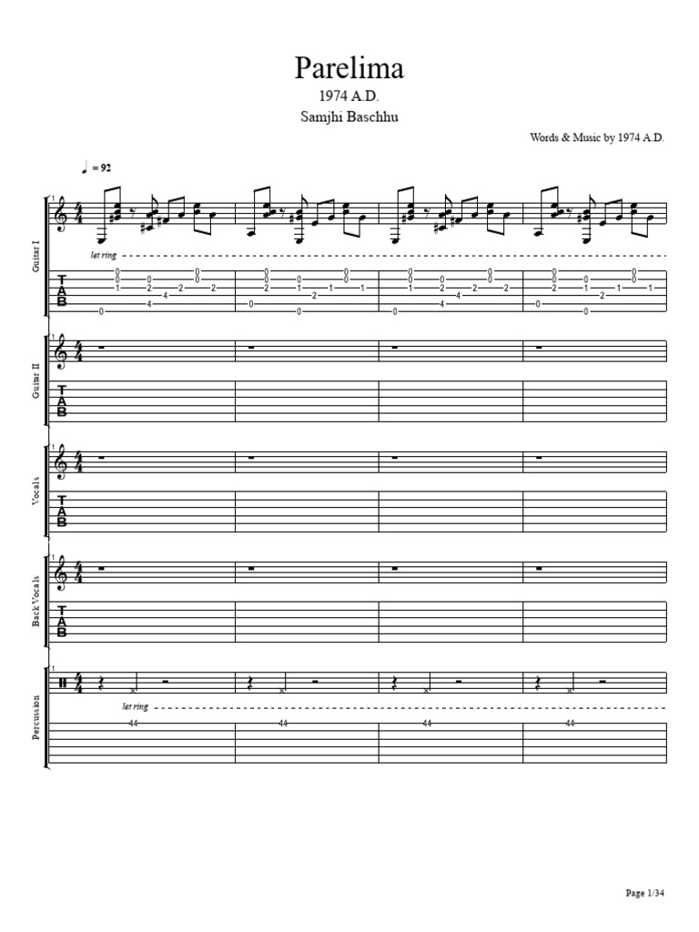 1974 AD, Pahilo Junema - Parelima | PDF