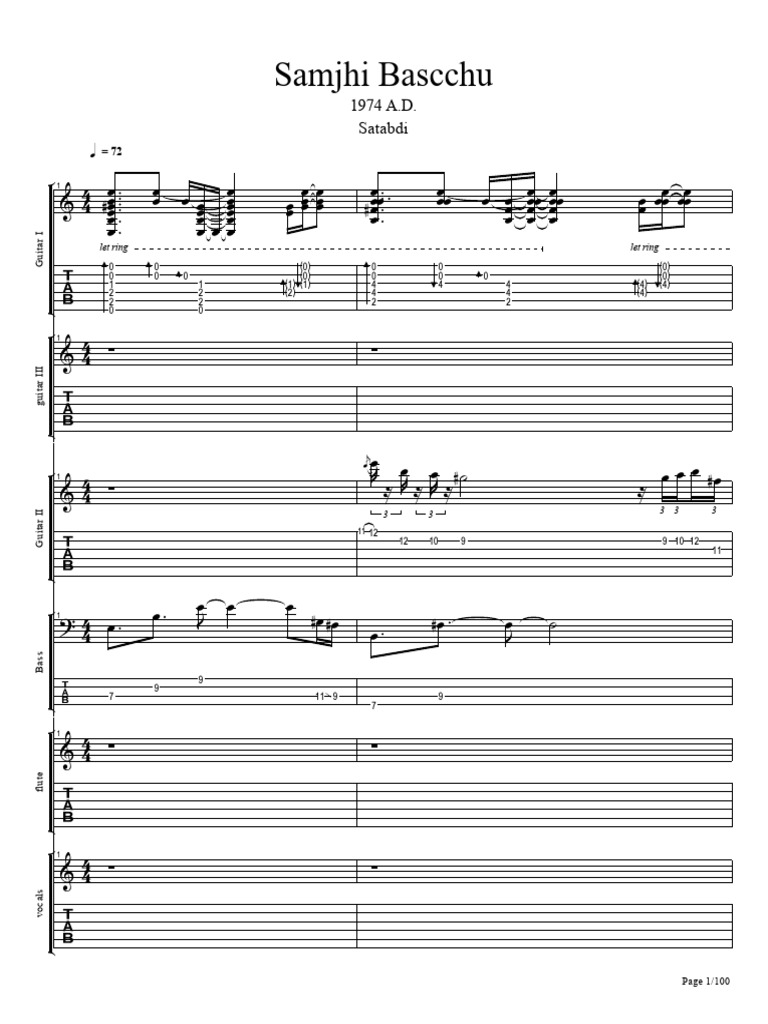 1974 AD, Pahilo Junema - Samjhi Baschhu | PDF