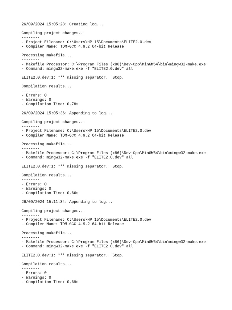 Raw Build Output | PDF | Filename | 64 Bit Computing