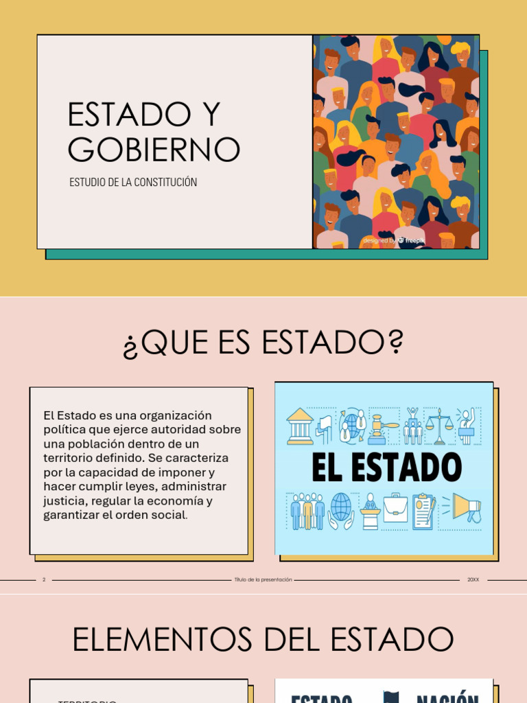 Estudio De La Constitucion Pdf Estado Política Gobierno