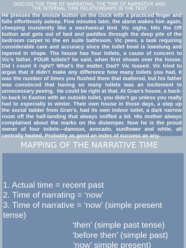 Narrative Time Analysis in Texts | PDF | Narrative