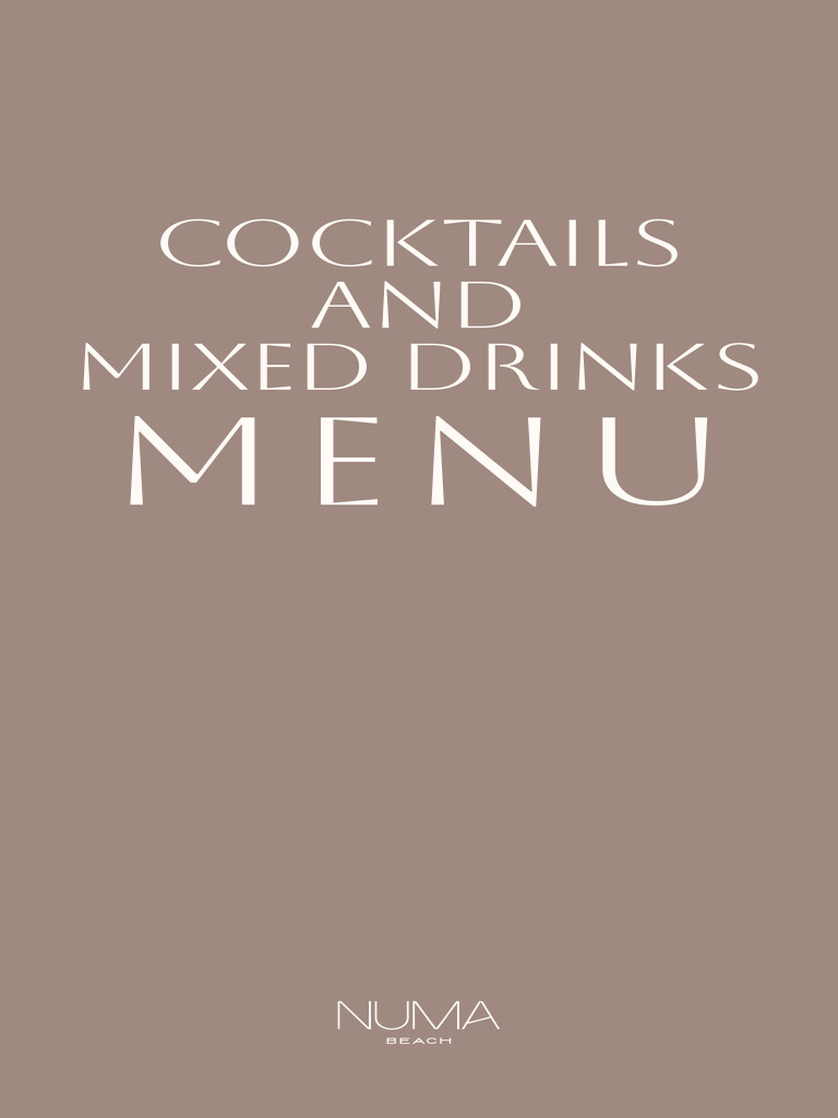 CARTA_COCKTAILS_EN | PDF | Lime (Fruit) | Rum