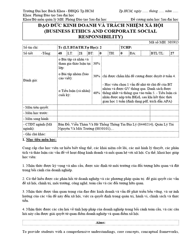 DCMH DaoDucKinhDoanh&TrachNhiemXaHoi | PDF