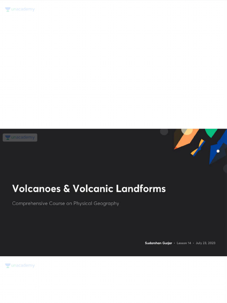 Volcanoes Volcanic Landforms With Anno 1692412788315 | PDF