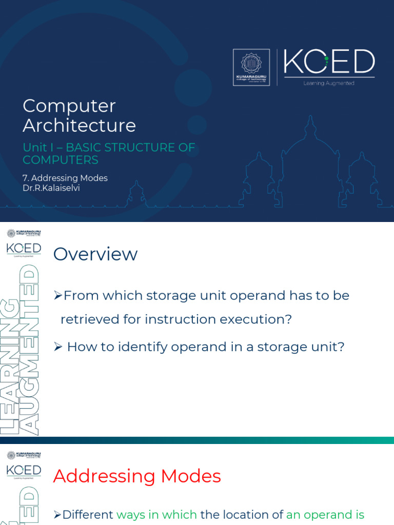 7. Addressing modes | PDF | Central Processing Unit | Computer Programming