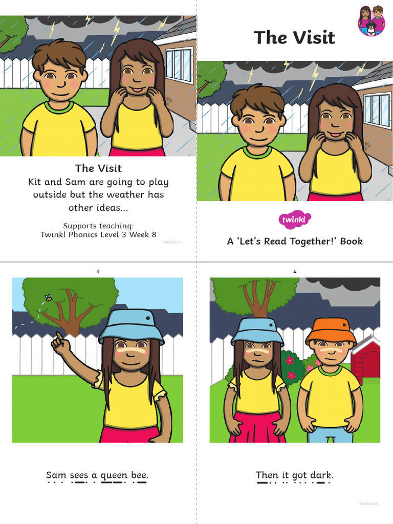 The Visit Reading Mini Book | PDF