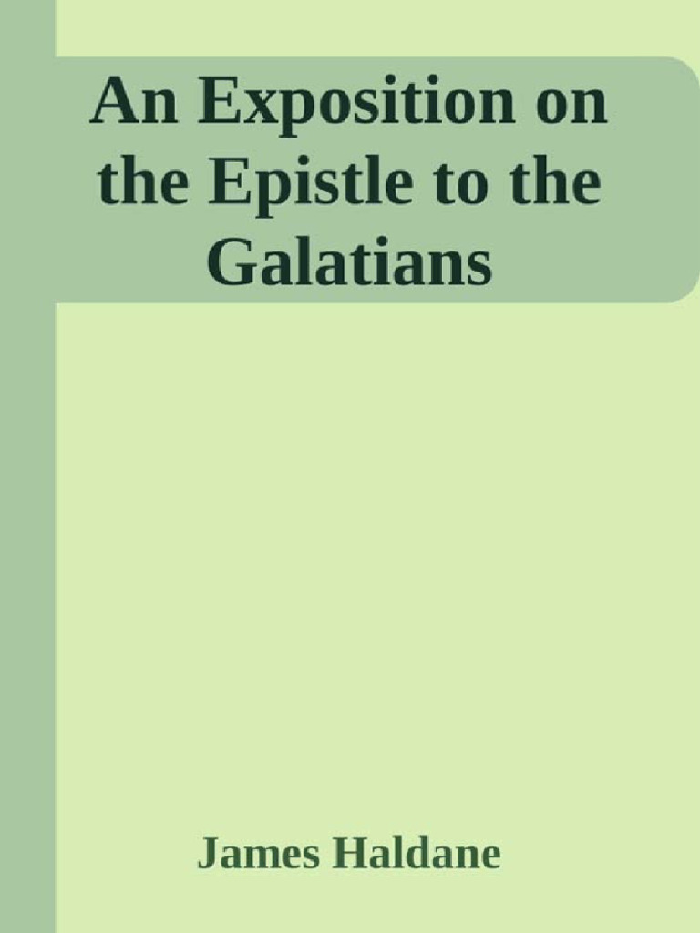 An Exposition On The Epistle To - James Haldane | PDF | Jesus | Saint Peter