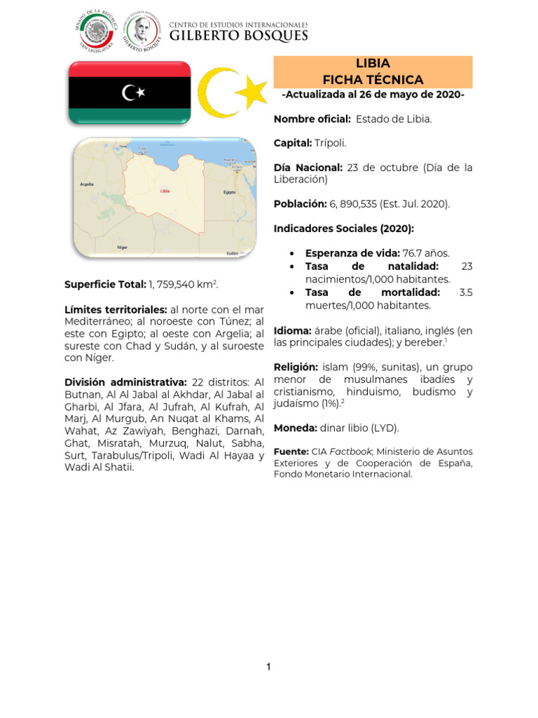 Libia | PDF | Libia | Muammar Gaddafi