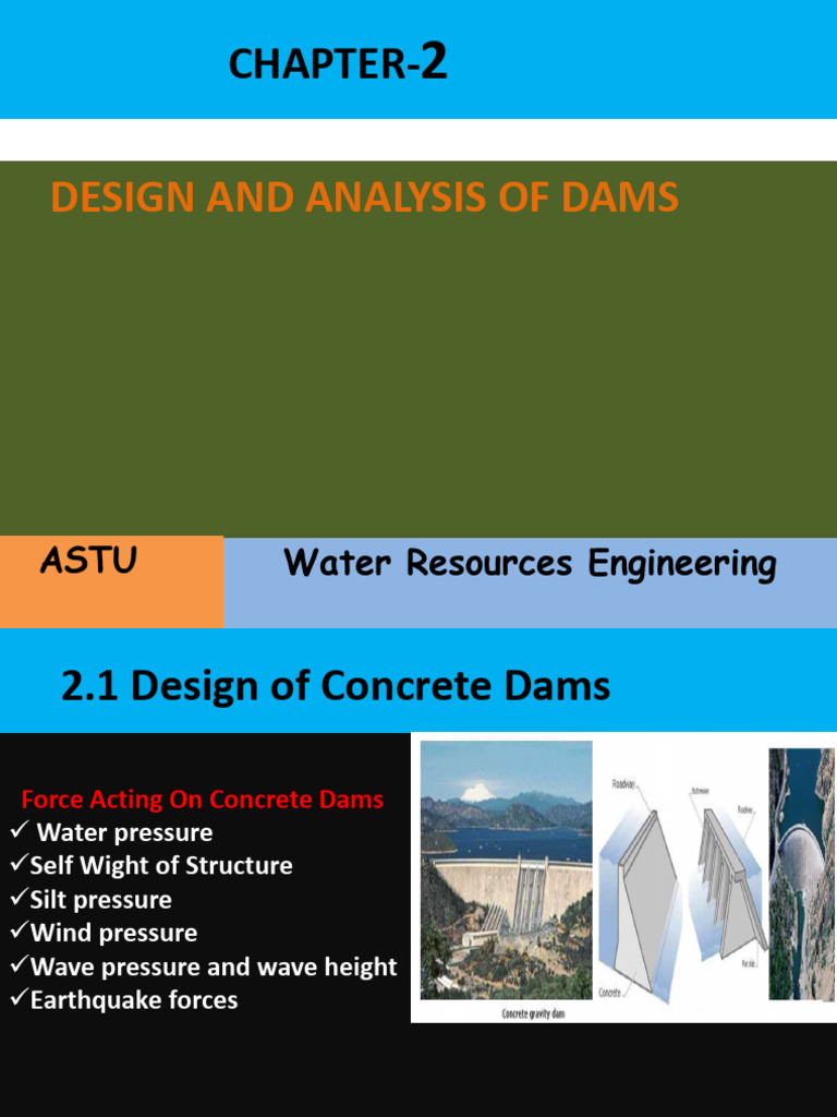 Chapter-2. Hydraulic Structure | PDF | Dam | Stress (Mechanics)