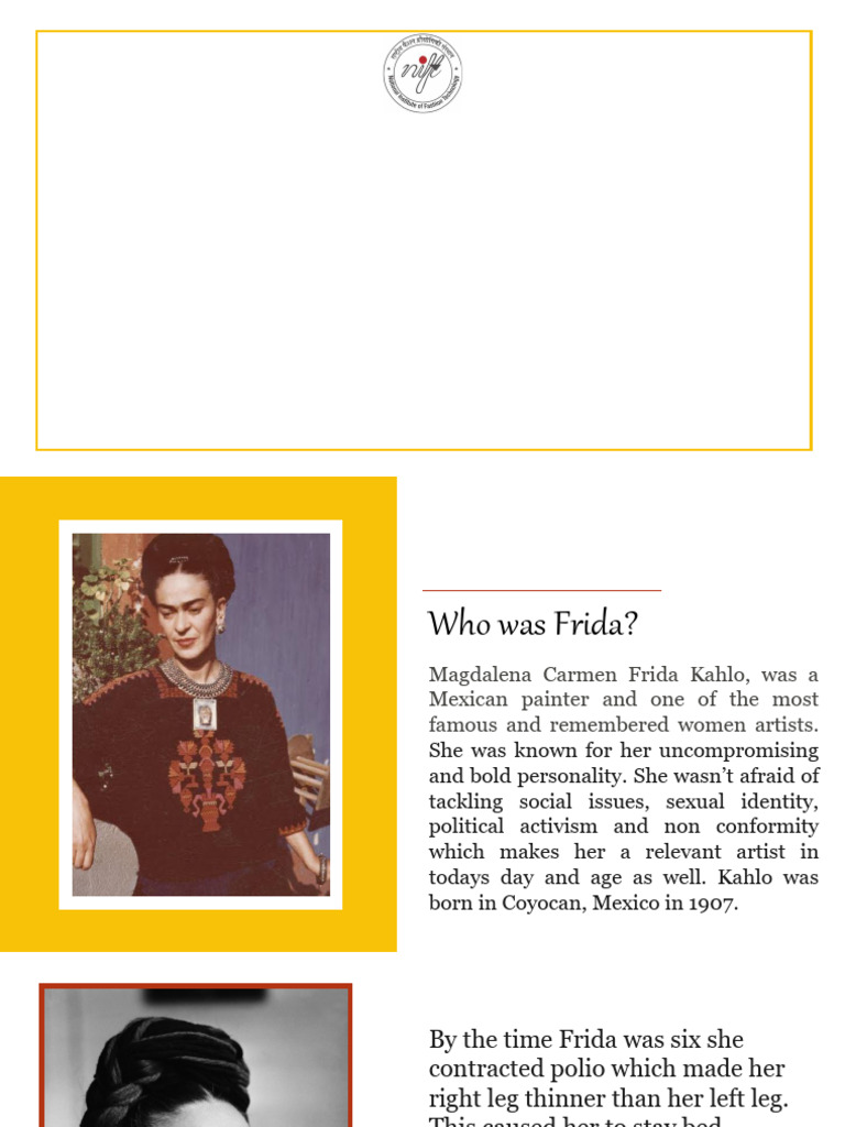 Frida Kahlo: Life, Art, and Legacy | PDF