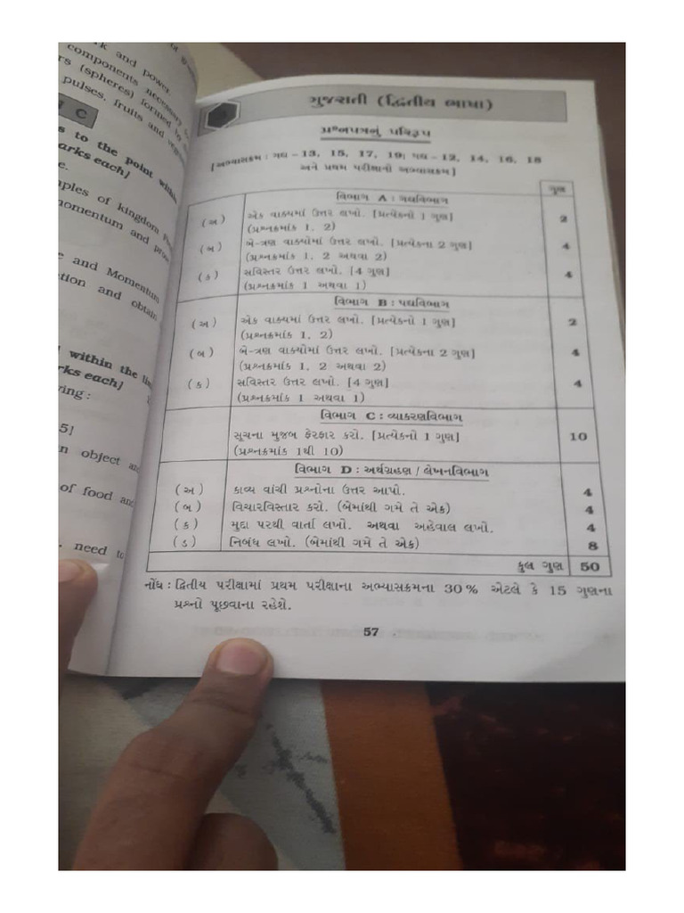 Gujarati Second Assignment 9th Standard | PDF