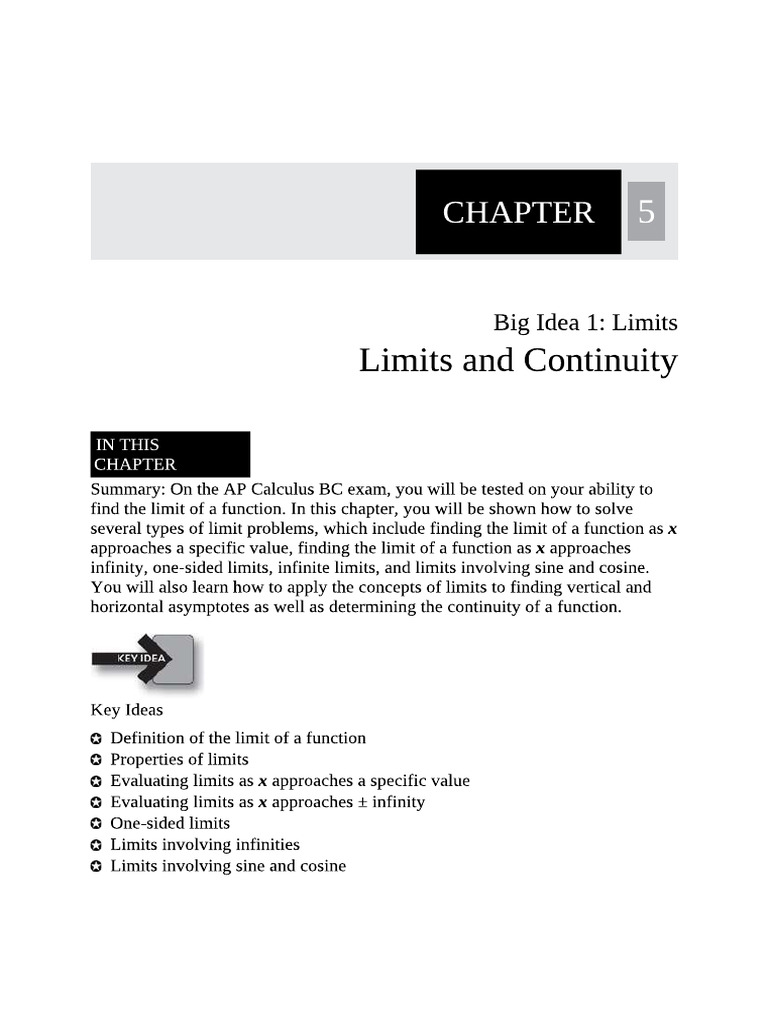 5 Limits and Continuity | PDF 5 Limits and Continuity | PDF