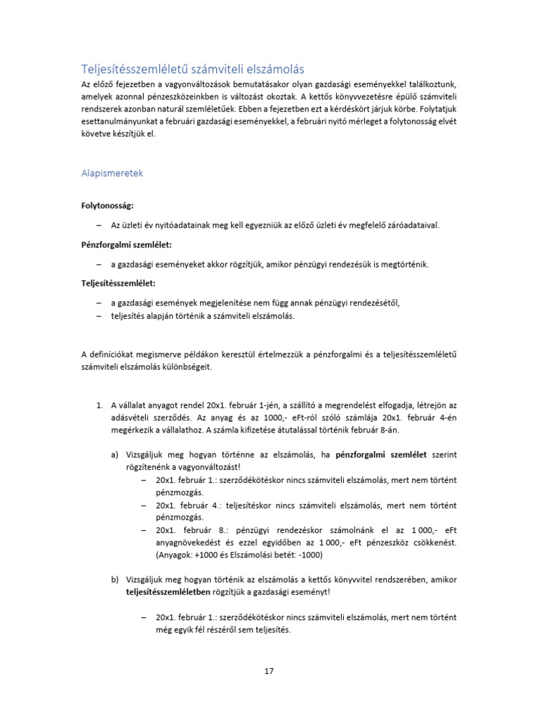 Számviteli Jegyzetek 2 2023 | PDF