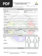 Code Blue Form: Part of The Medical Record | PDF