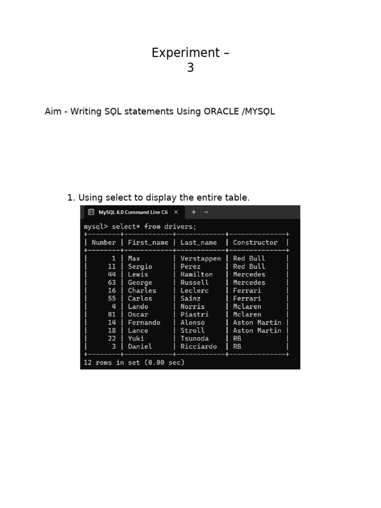 Experiment - 3 | PDF