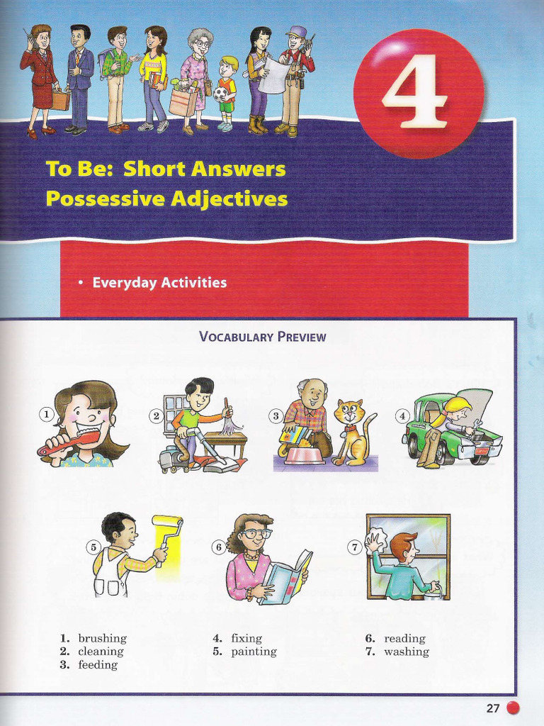 CHAPTER IV - Possessive Adjectives | PDF