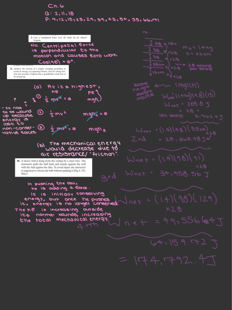 Physics Hw Set 6 | PDF | Force | Physical Sciences