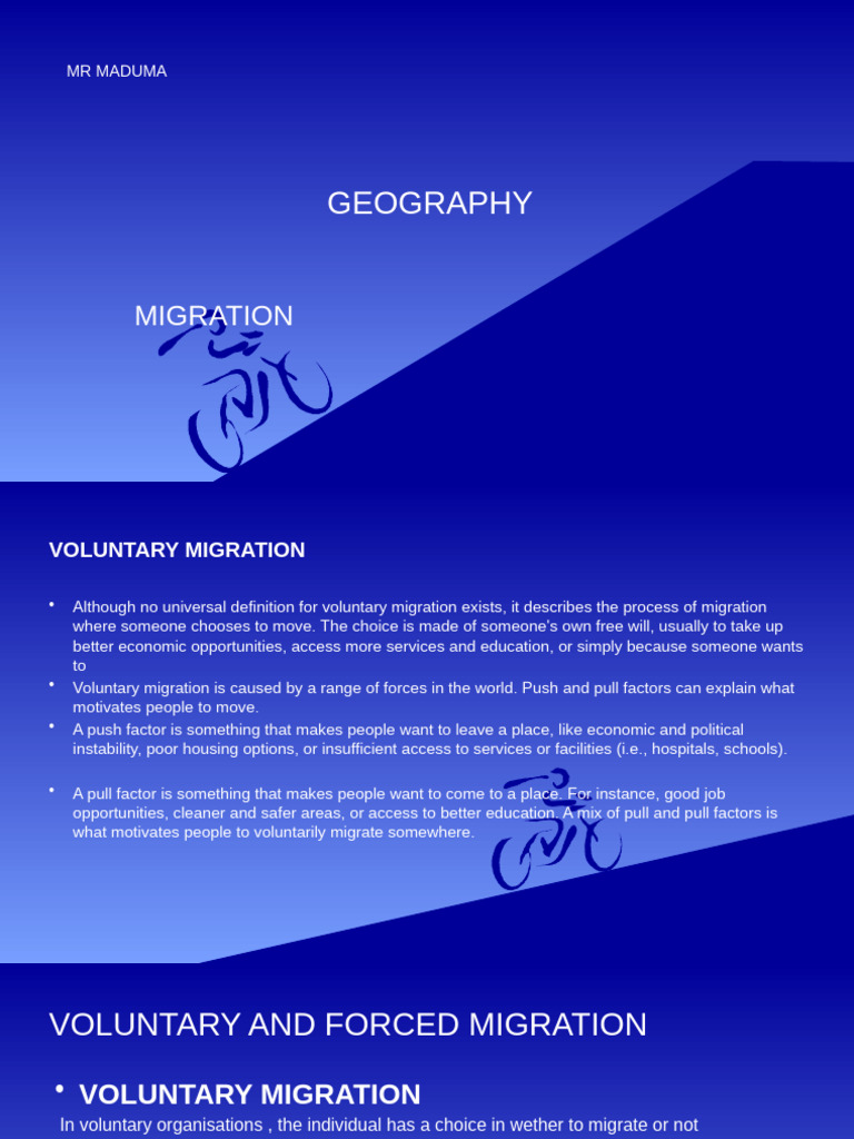 Understanding Voluntary Migration Factors | PDF | Human Migration | Refugee