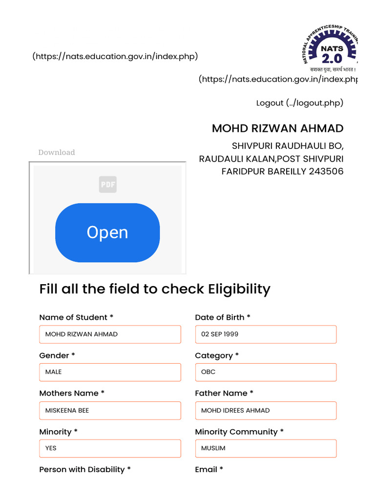 National Apprenticeship Training Scheme (NATS) | PDF