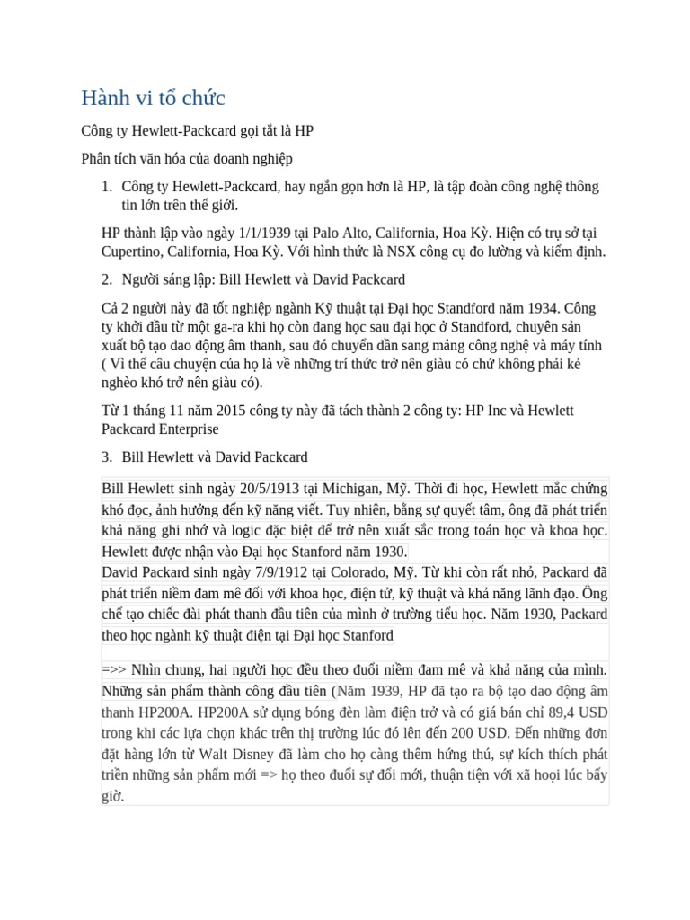 Hành VI T CH C | PDF