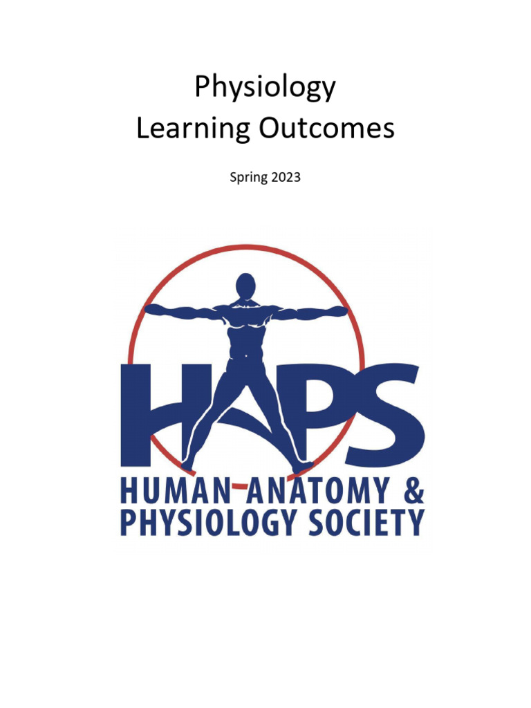 4._The_HAPS_Physiology_Learning_Outcomes | PDF | Cell Membrane ...