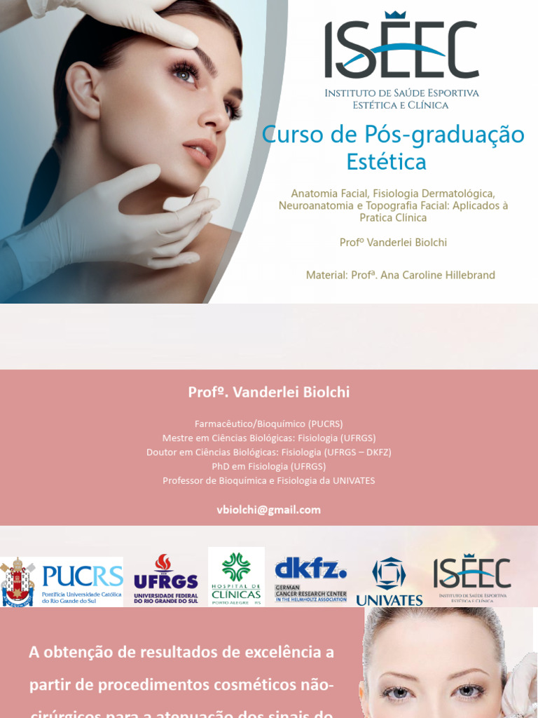 Anatomia Aplicada A Estética - ISEEC | PDF | Colágeno | Epiderme