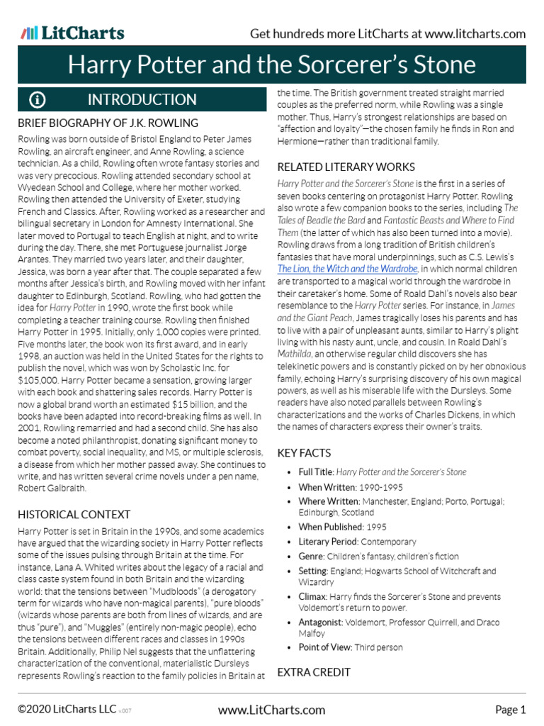 J.K. Rowling's Harry Potter Overview | PDF | J. K. Rowling | Harry Potter