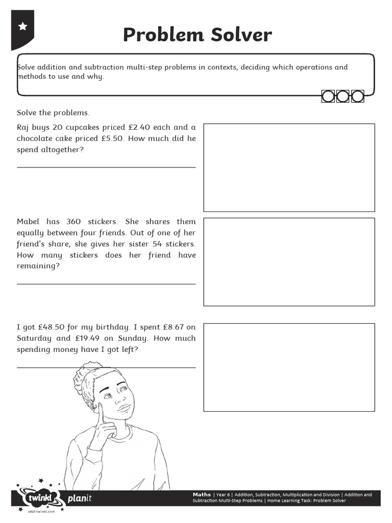 Year 6 Maths Homework Week 6 | PDF