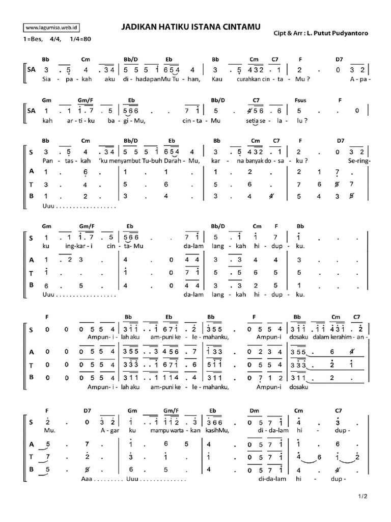 Jadikan Hatiku Istana Cintamu | PDF
