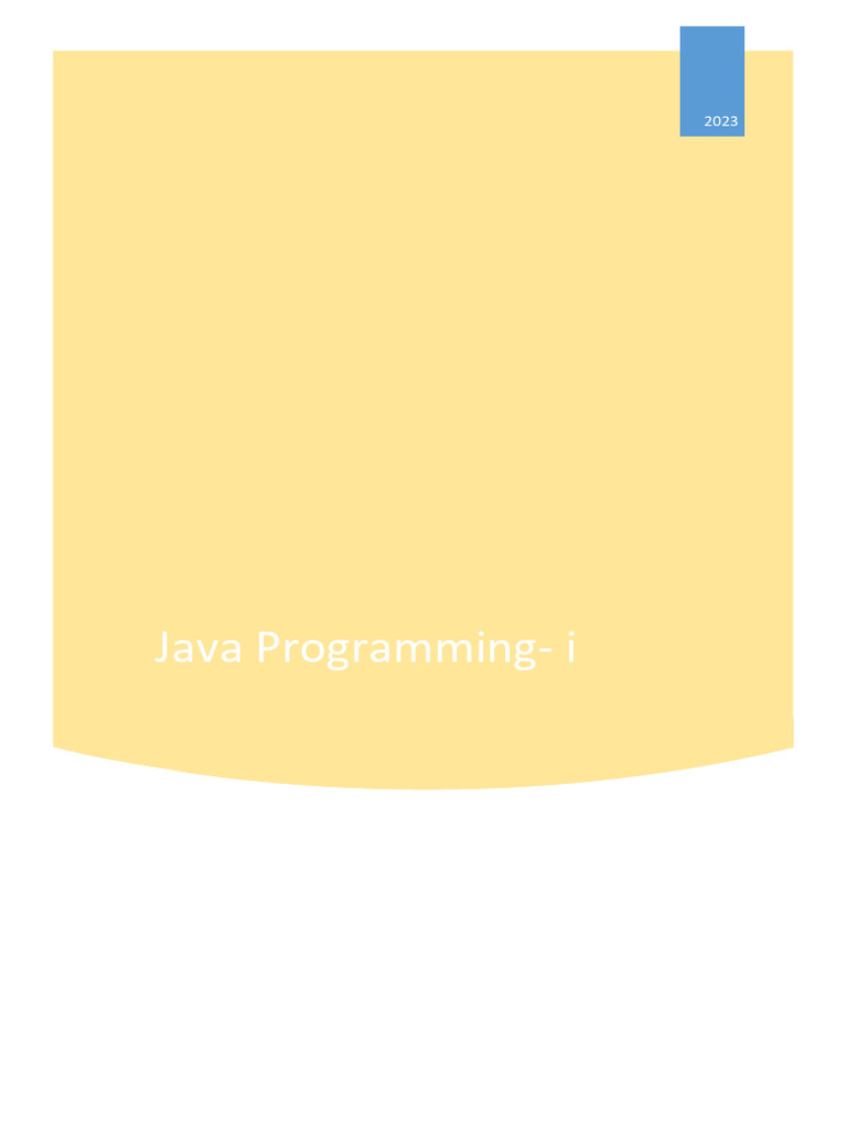 Java Programming | PDF | Method (Computer Programming) | Programming Java Programming | PDF | Method (Computer Programming) | Programming