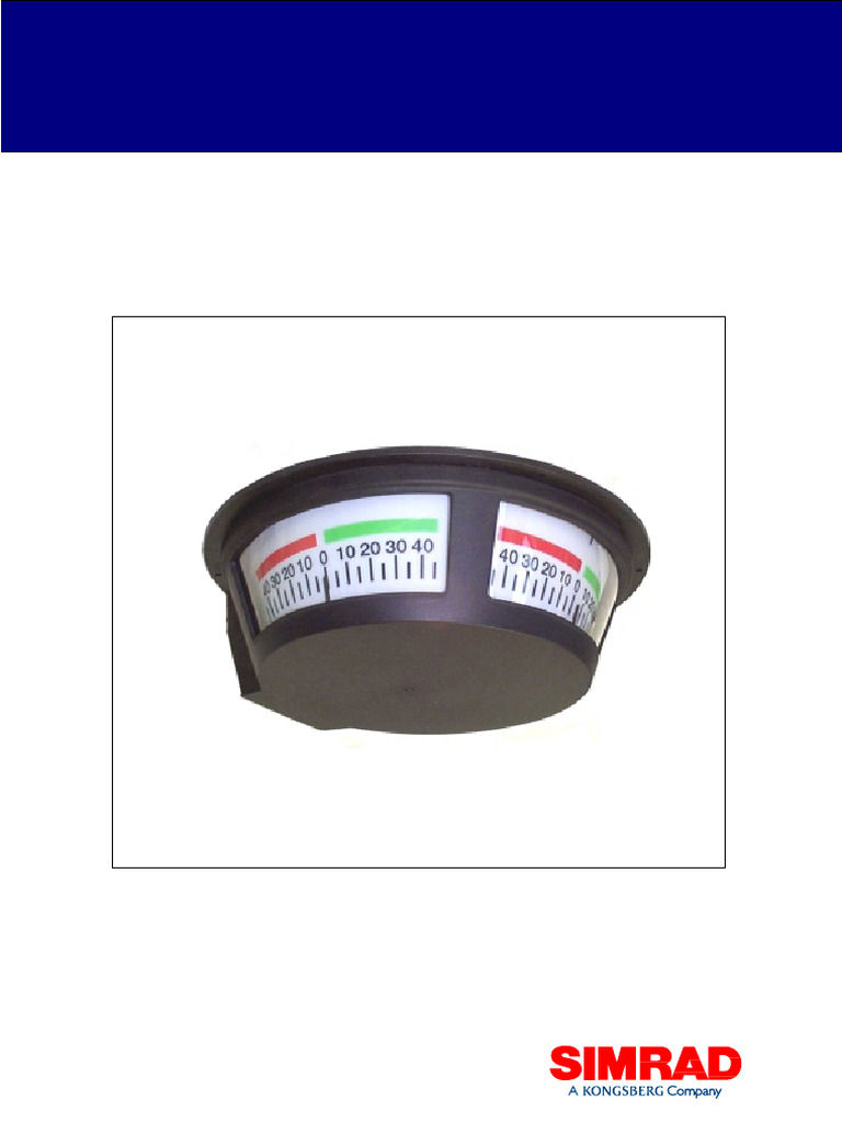 EOL - Panorama - Rudder Angle Indicator RAI Instruction Manual | PDF ...