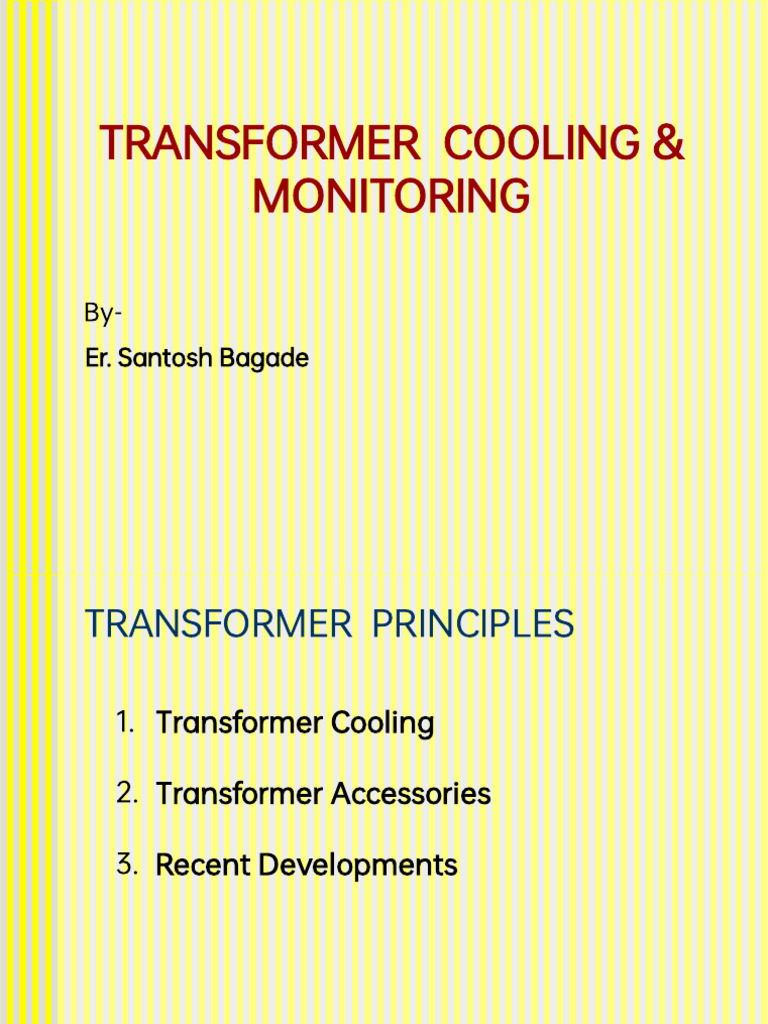 Transformer_cooling_and_monitoring_1725687992 | PDF | Transformer ...