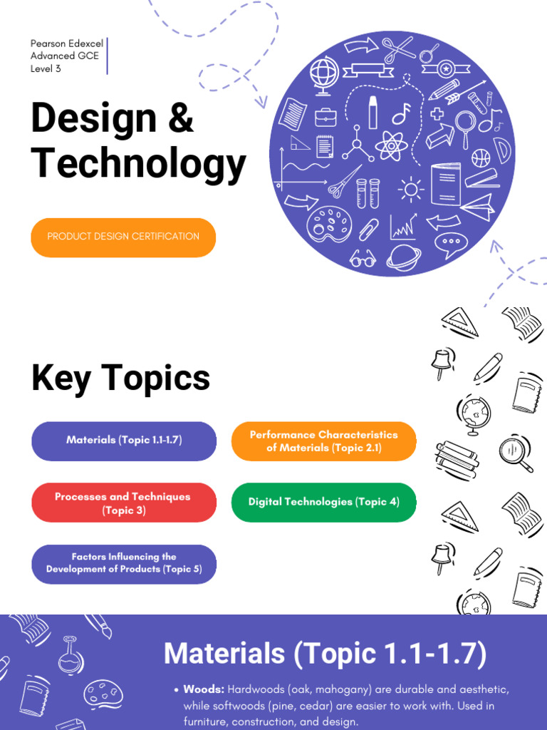Pearson Edexcel Design and Technology Level 3 | PDF | Plywood ...