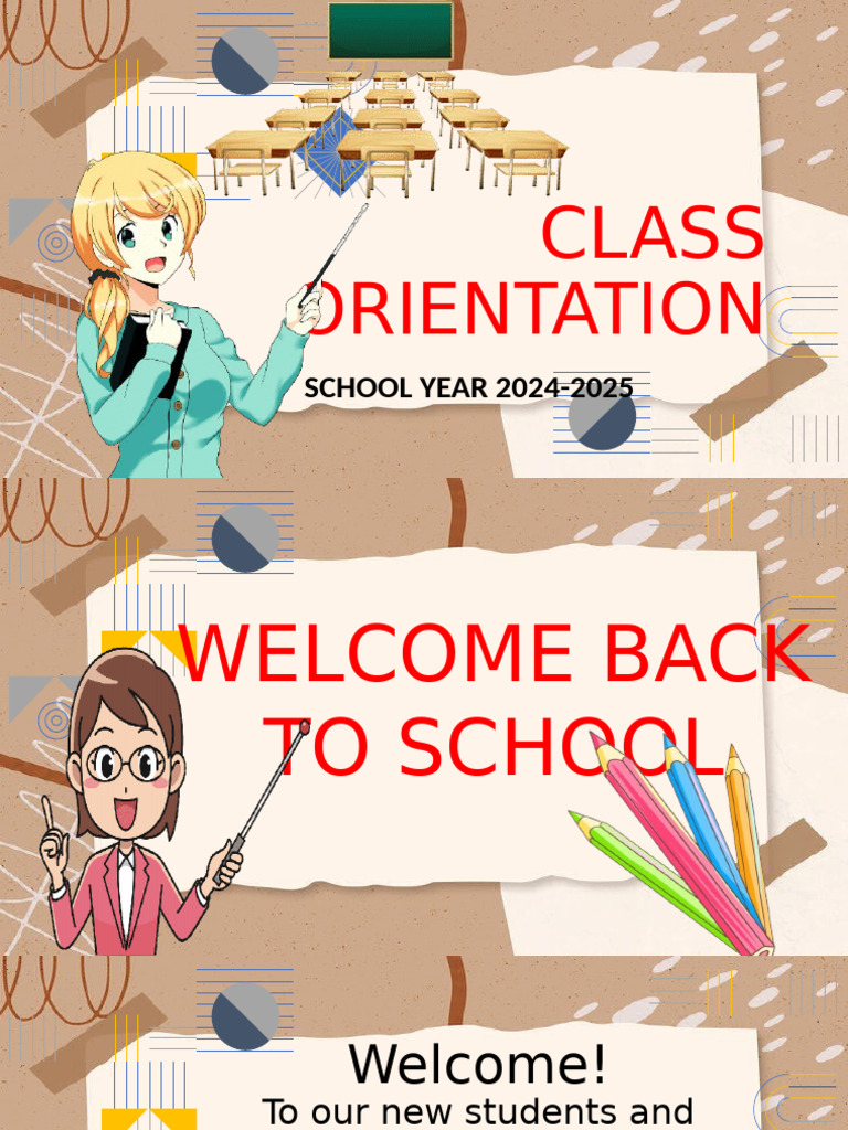 Class-Orientation (2024-2025) | PDF | Wellness