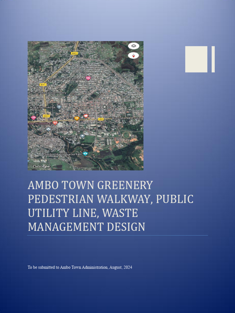 Ambo Town Environmental Design | PDF | Environmental Policy | Ethiopia