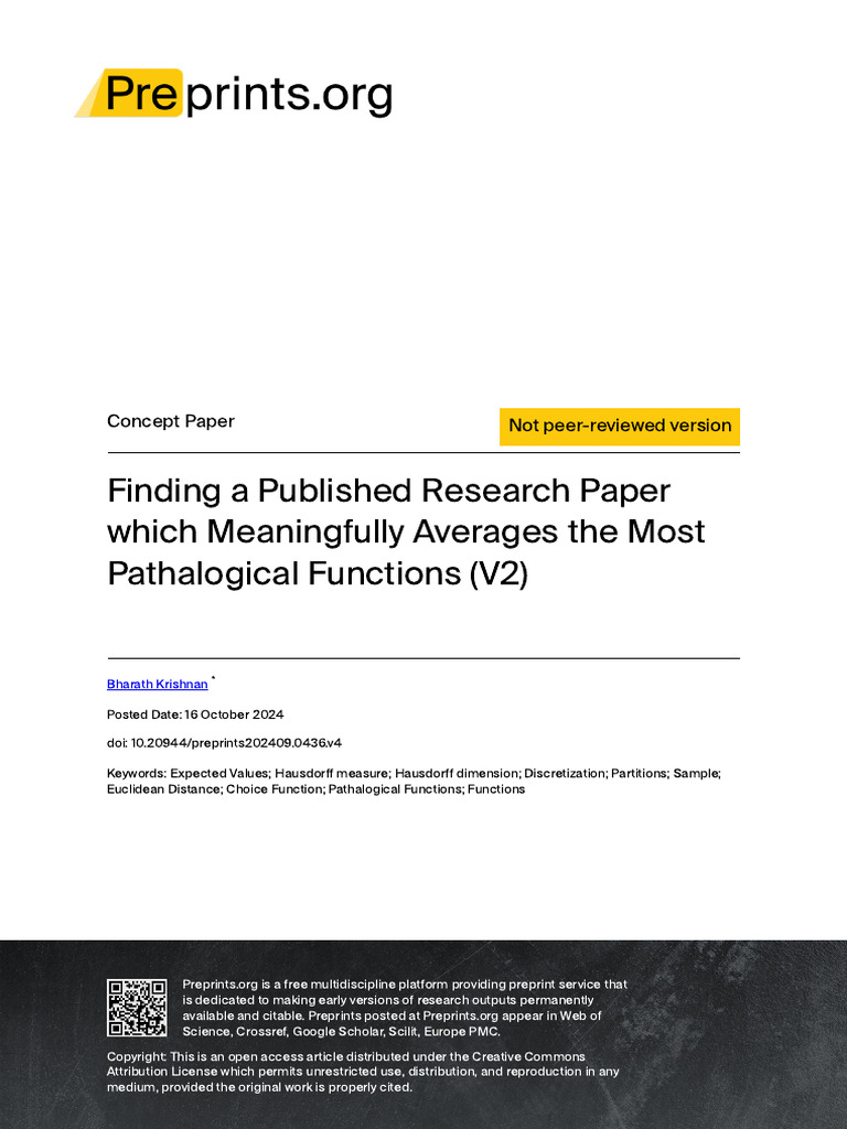 Finding A Published Research Paper Which Meaningfu | PDF | Function ...