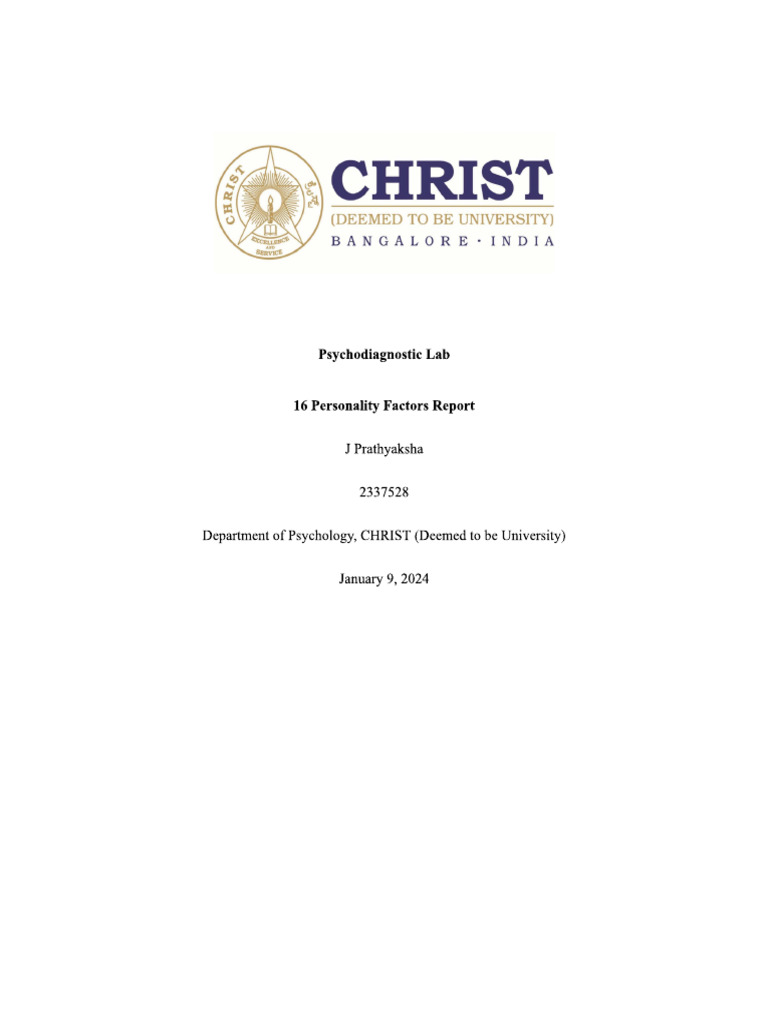 16 PF Cia | PDF