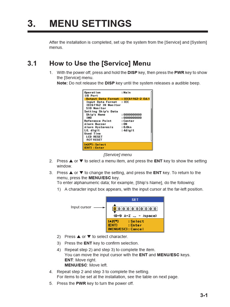 IME-72640-G3.book | PDF | Menu (Computing) | Calibration
