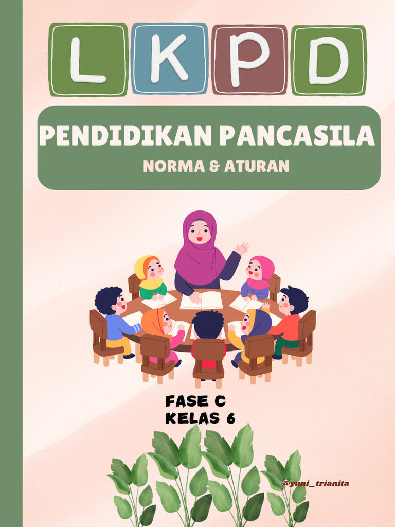 LKPD Pendidikan Pancasila Norma& Aturan PDF | PDF | Pengembangan Diri