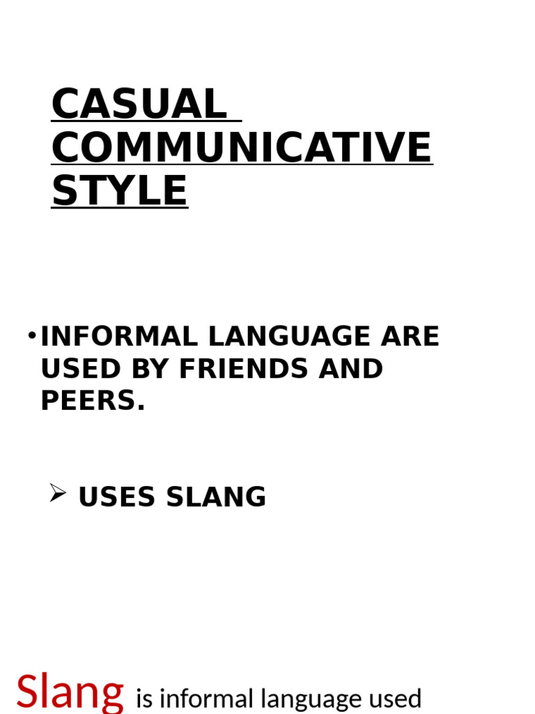 Communicative Style..Grade 9 | PDF