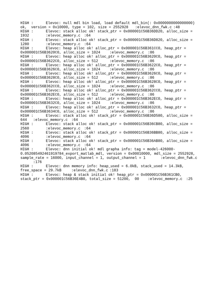 Elevoc DNN Kernel - Panic | PDF